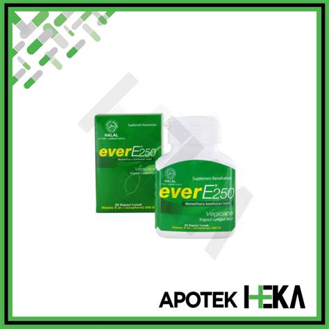 Ever E 250 Soft Capsul Botol Isi 30 Vitamin E Lazada Indonesia
