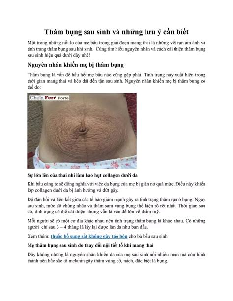 Ppt Th M B Ng Sau Sinh V Nh Ng L U C N Bi T Powerpoint Presentation Id