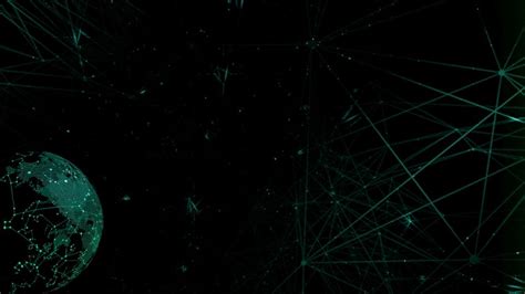 Dark Technology Style Background For PowerPoint