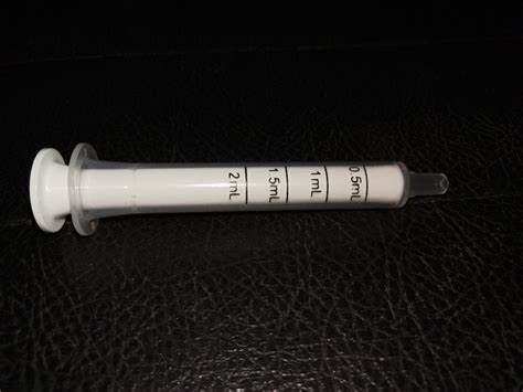 Polypropylenehdpe Short Oral Dosage Syringe 2ml3ml 1200 Per Box At