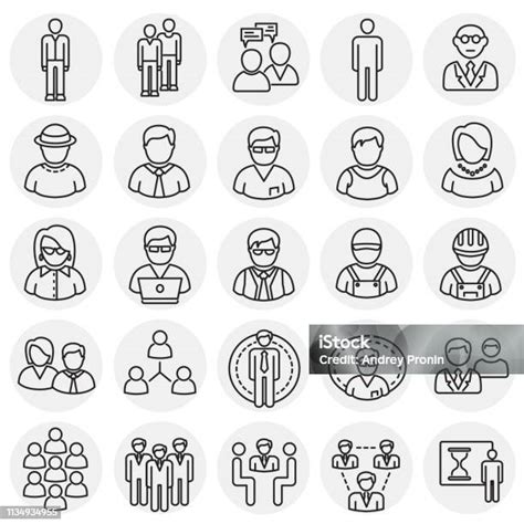 그래픽 및 웹 디자인에 대 한 서클 배경에서 설정 하는 사람 아이콘 간단한 벡터 기호입니다 웹 사이트 버튼 또는 모바일 앱에 대 한 인터넷 개념 기호입니다 사람들에 대한