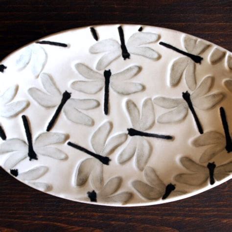 Dragonfly Dish Etsy