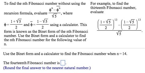 Solved To Find The Nth Fibonacci Number Without Using The