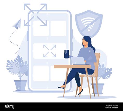 Mobile App Development Concept Progressive Web App Rich Internet And