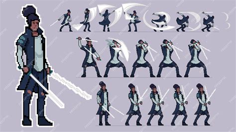 Premium Vector Character Pixelart Animation Spritesheet Ready To Use