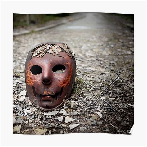 Mask Rust Poster For Sale By Onigirisuiko Redbubble