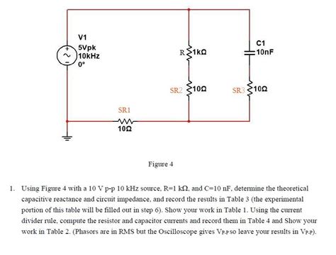 Solved Figure 4 Using Figure 4 With A 10 Vp−p10khz Source