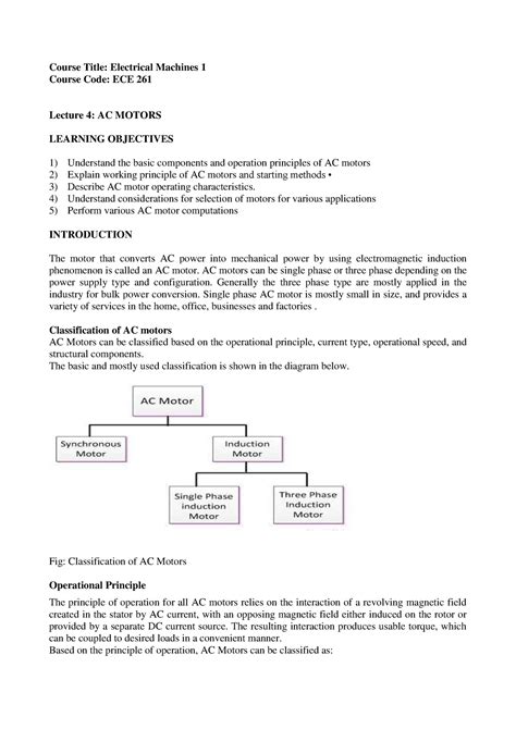 ECE 261 Lecture 4 Instruments Course Title Electrical Machines 1 Course Code ECE 261