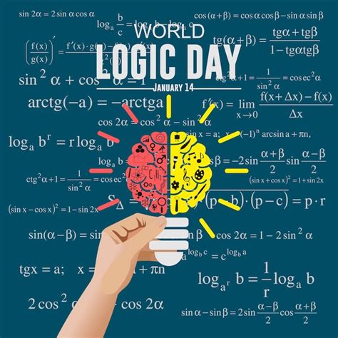Premium Vector Vector Illustration Of Happy World Logic Day
