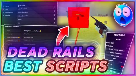 Dead Rails Script Gui Pastebin Auto Win Bring Items Auto Collect Aimbot Hitbox And More No
