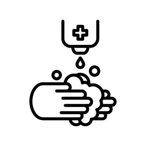 Hand Washing Liquid Soap Icon Vector Vector Art At Vecteezy