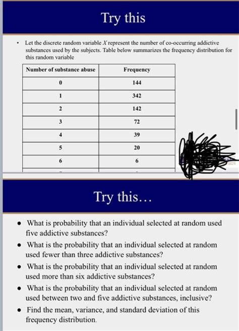 Let The Discrete Random Variable X Represent The