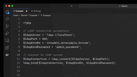 Basic Example Of Php Function Ldapsearch