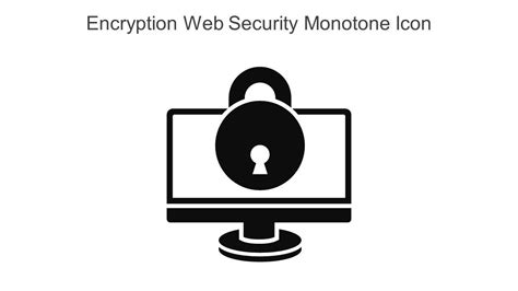 Encryption Web Security Monotone Icon In Powerpoint Pptx Png And Editable Eps Format Ppt Template