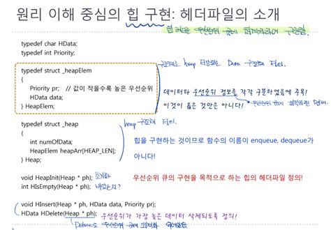 ch9 우선순위 큐 priority queue 2 1 힙의 구현과 우선순위 큐의 완성 · seongkyun han s blog