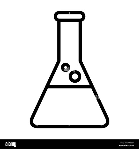 Lab Flask Icon Stock Vector Image Art Alamy