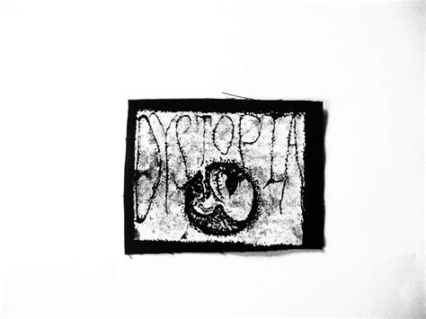 Dystopia Band Patch Rudimentary Peni Logo Etsy
