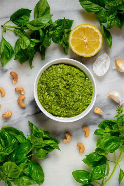 Easy Cashew Basil Pesto Jawns I Cooked