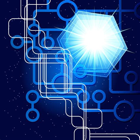 Abstract Blue Technology Background 15865102 Vector Art At Vecteezy