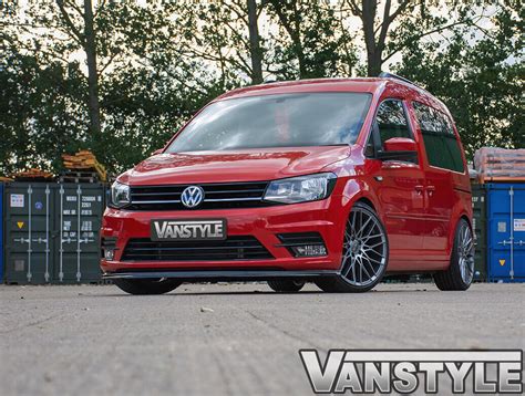 Vw Caddy Mk4 2015 Abs Gloss Black Lower Front Lip Splitter Vanstyle