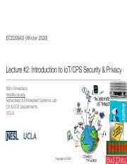 Enhancing Safety In IoT CPS Challenges Solutions Course Hero