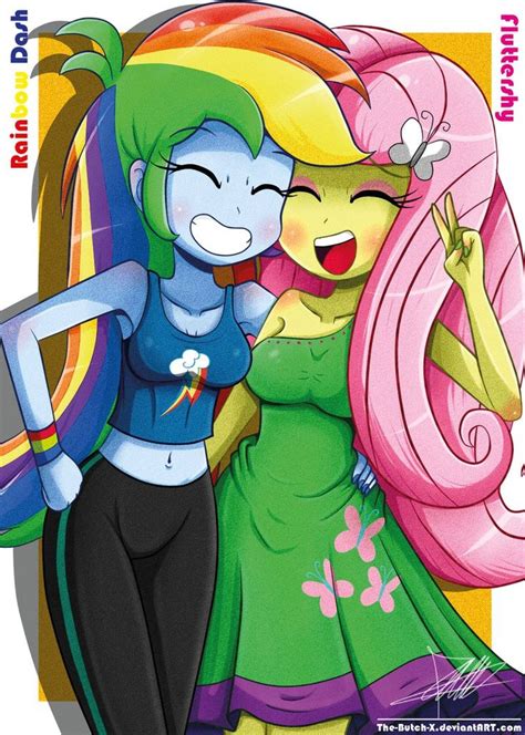 Friend Ship By The Butcher X On Deviantart Flutterdash Anime