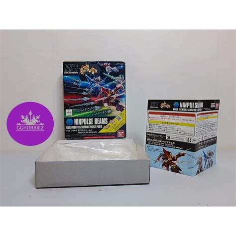 Bandai Hg Ninpulse Beams Build Fighters Model Kit Figure Shopee