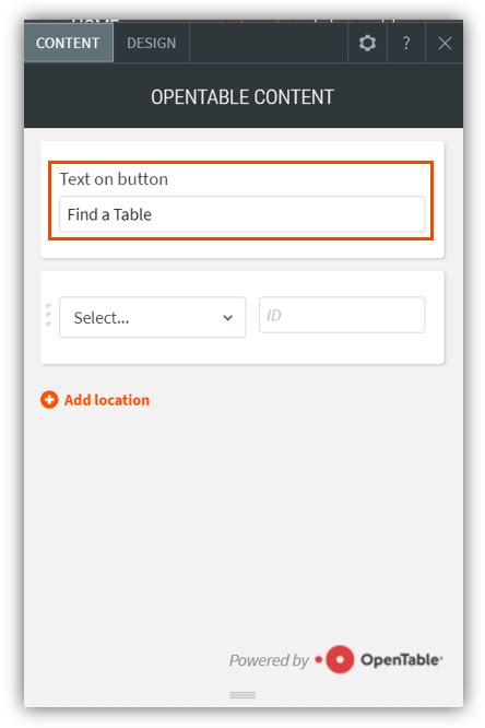 OpenTable Websites Thryv
