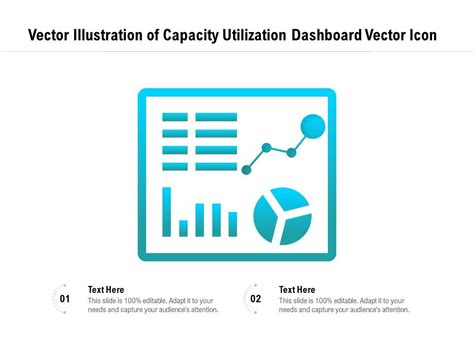 Vector Illustration Of Capacity Utilization Dashboard Vector Icon Ppt Powerpoint Presentation