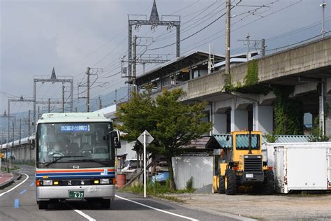 湖西鉄 On Twitter 20230710 江若交通 627（安曇川） 滋賀22き627 Kc Hu3kmca 1997年式