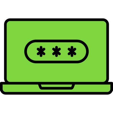 Password Generic Outline Color Icon