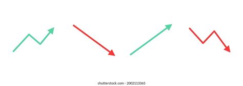 Increase Decrease Arrows Sign Set Growth Stock Vector Royalty Free 2002113365 Shutterstock
