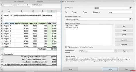 Excel Solver Simply Explained