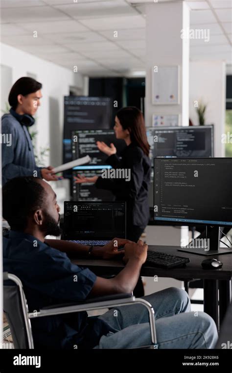 It Programmer In Wheelchair Typing Html Code In Coding Office Working