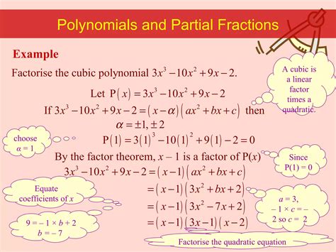 Factor Theorem Solving Cubic Equations Ppt Physics Science