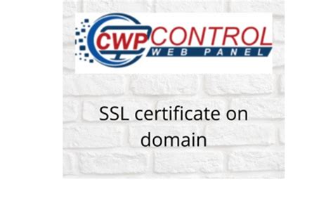 How To Install Free SSL Certificate On Domain Via CWP Panel CloudMinister