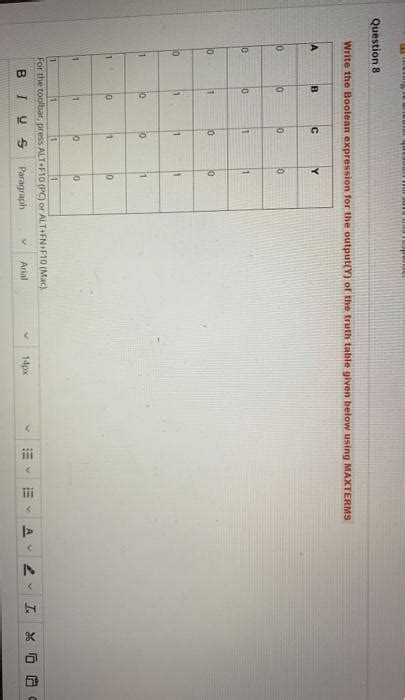 Solved Minimized Boolean Equation For The Logic Circuit