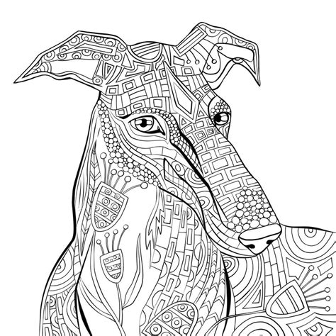 Dibujos Para Colorear De Perros Mandala Wonder