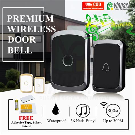 Jual Bel Rumah Tanpa Kabel Waterproof Bel Rumah Wireless Waterproof