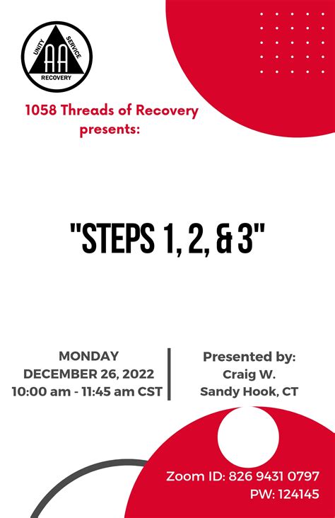 Craig W Sandy Hook Ct Steps 1 2 And 3 Step Series Part 1 Of 5