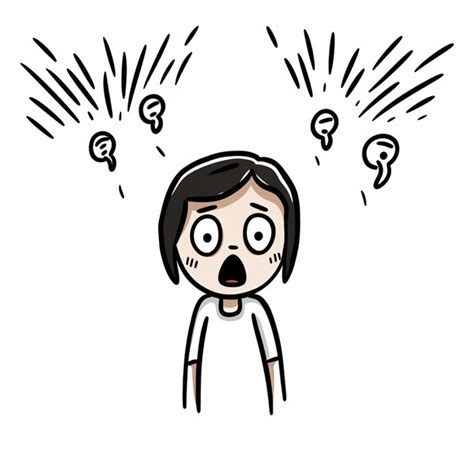 Premium Photo Cartoon Of A Woman With A Surprised Expression And