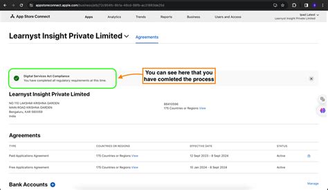 Declare Trader Status For Eu Compliance In App Store Submission