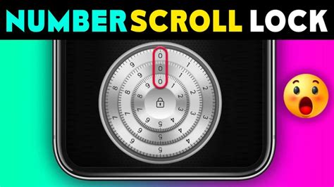 Number Scroll Combination Safe Lock Screen ShortsKk