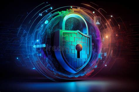 Digital Image Of Abstract Landscape With Sun In The Middle Of It