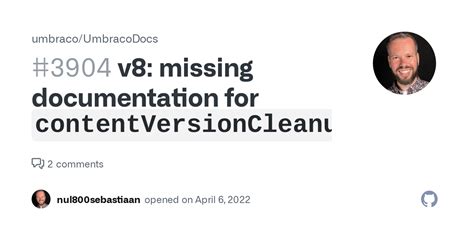 V Missing Documentation For
