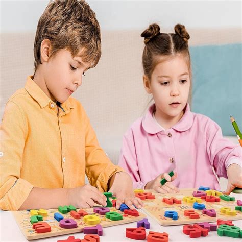 Wooden 3d Colorful Numbers Square Sorting Board Mgt Toys