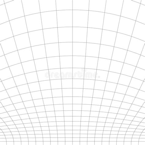 Square Black And Wight Abstract Distorted Checkered Surface Stock