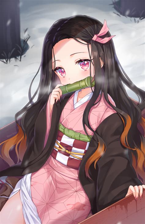 动漫壁纸and美图 鬼灭之刃 第二弹 祢豆子 知乎