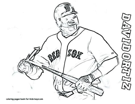 Boston Red Sox Coloring Pages At Getdrawings Free Download