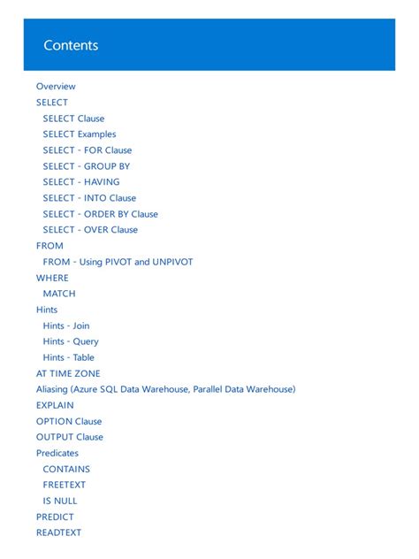 Transact Sql Parte 6 Consultas Pdf Microsoft Sql Server Json